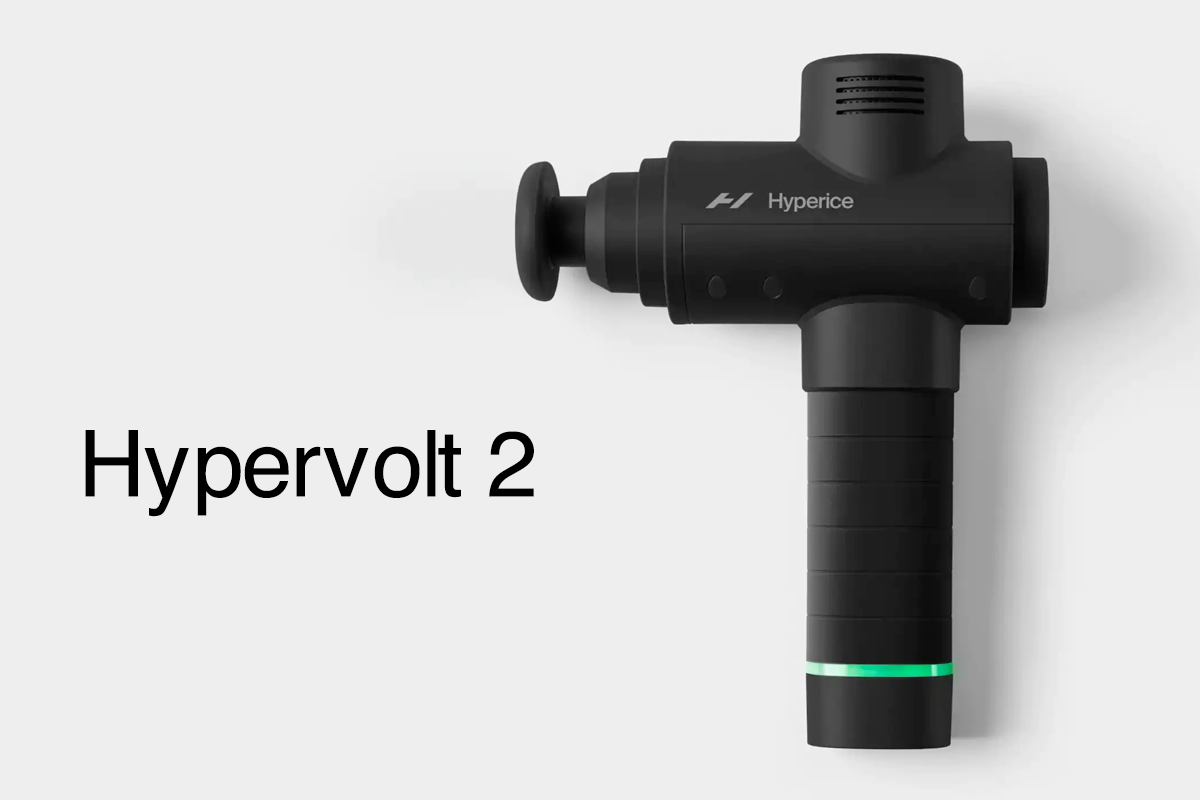 Hyperice Hypervolt 2 (Black) เครื่องนวดพกพา เทคโนโลยี Quiet Glide